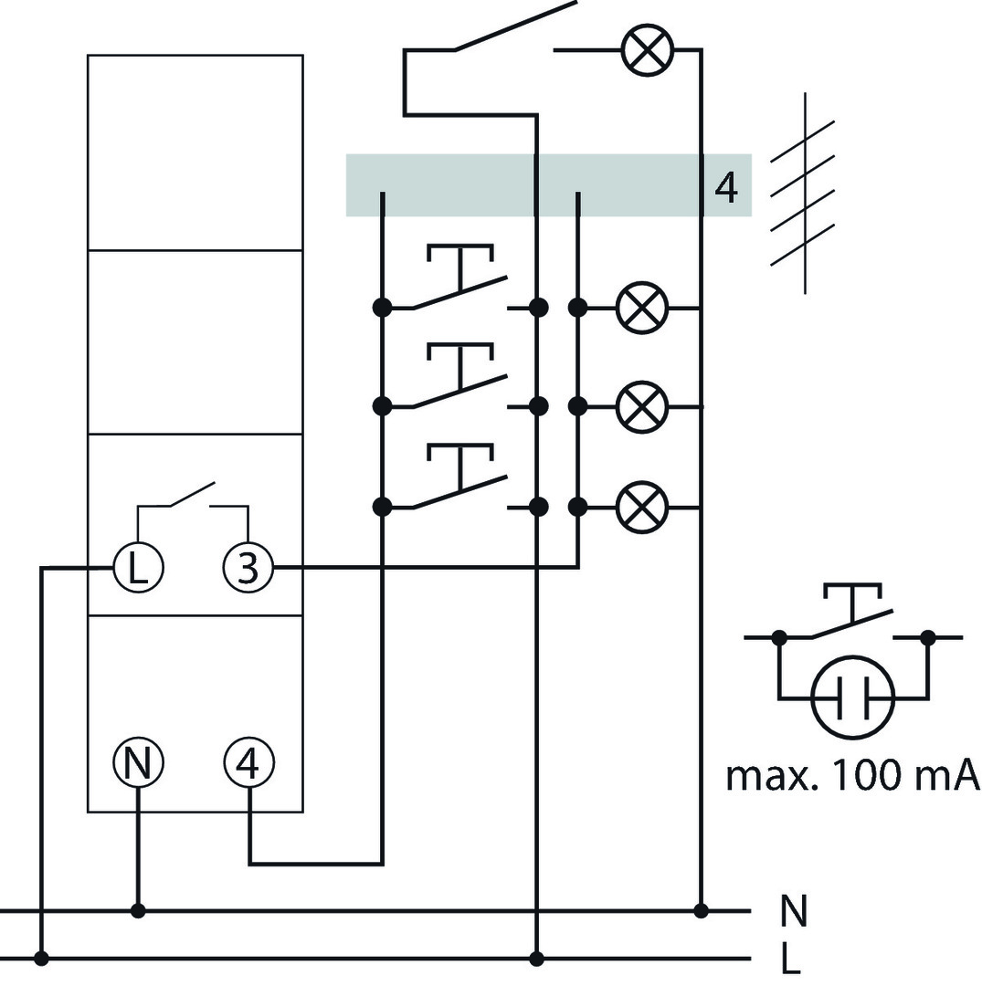 ELPA 6 plus | DIN-Schiene | Treppenlicht-Zeitschalter | Zeit- und Lichtsteuerung | Theben